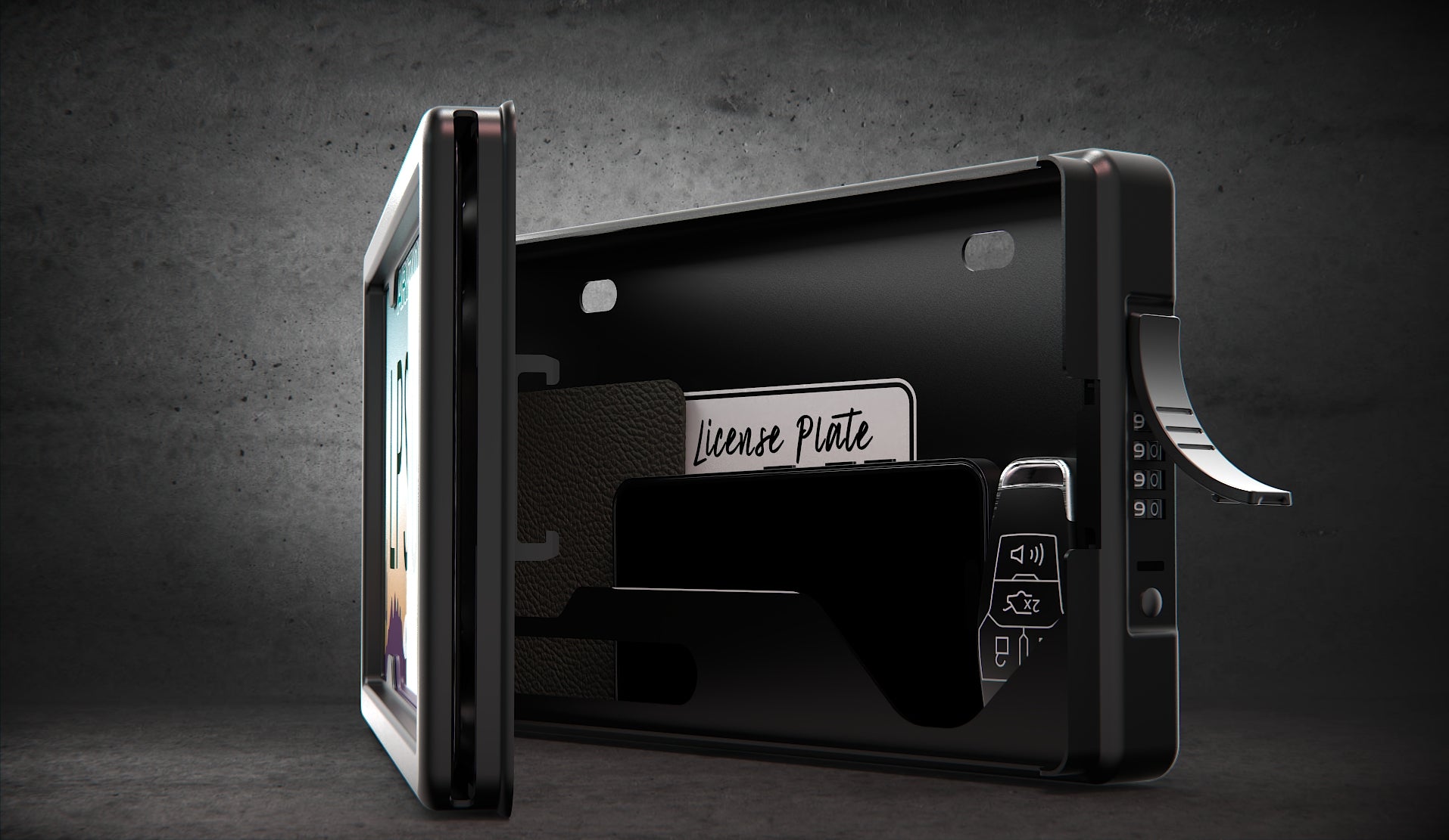 License Plate Safe - The Secret Stash Box for Your Vehicle