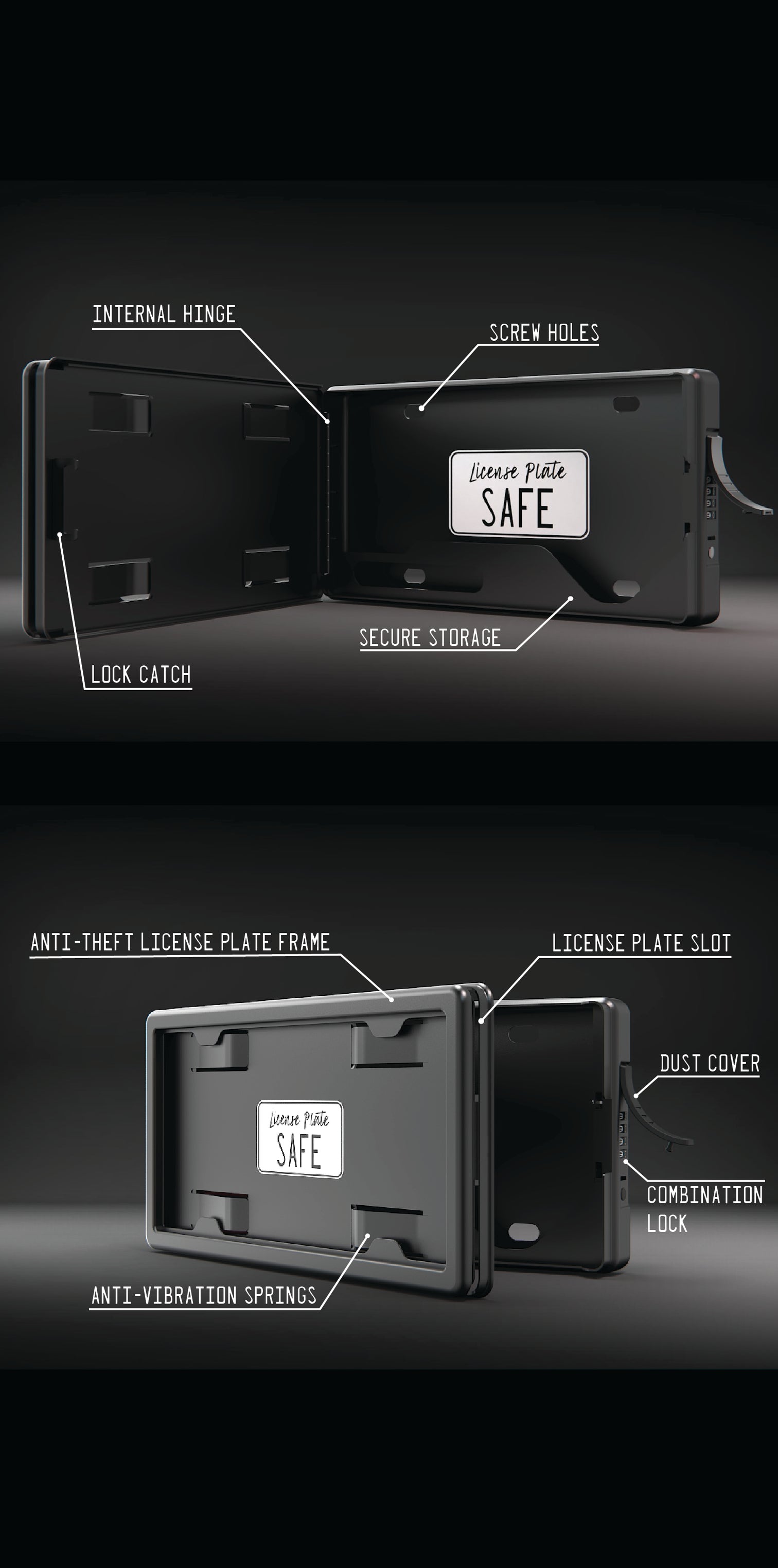 License Plate Safe - The Secret Stash Box for Your Vehicle