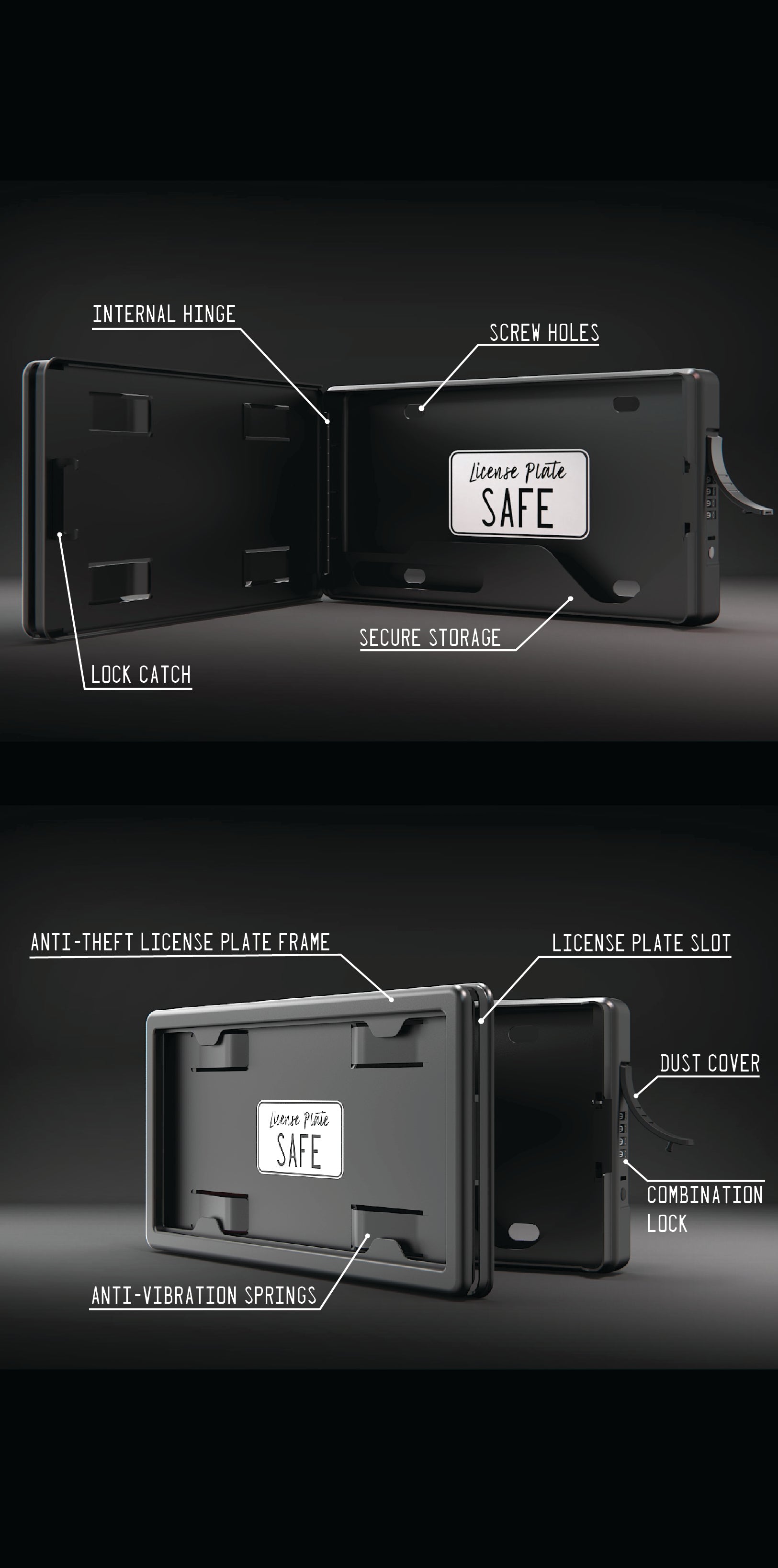 License Plate Safe - The Secret Stash Box for Your Vehicle